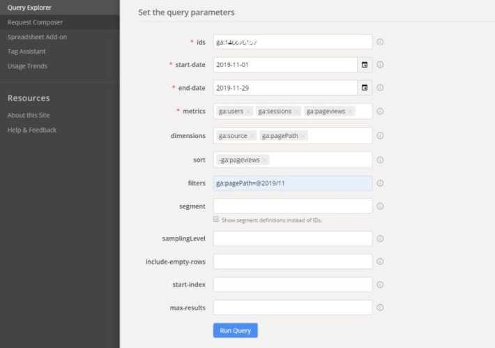 Query Explorer使い方まとめーGoogle AnalyticsのデータをAPIで抽出 | AutoWorker〜Google ...