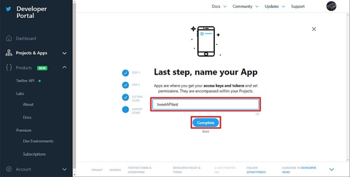 【2021年版】TwitterAPIの申請・APIキー発行方法！ツイッターボット作成に必要な手順を解説 | AutoWorker〜Google ...