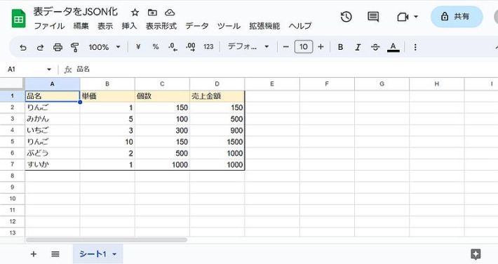 GASでスプレッドシートの表をJSON形式で出力する方法！WebアプリによるAPI化も | AutoWorker〜Google Apps ...